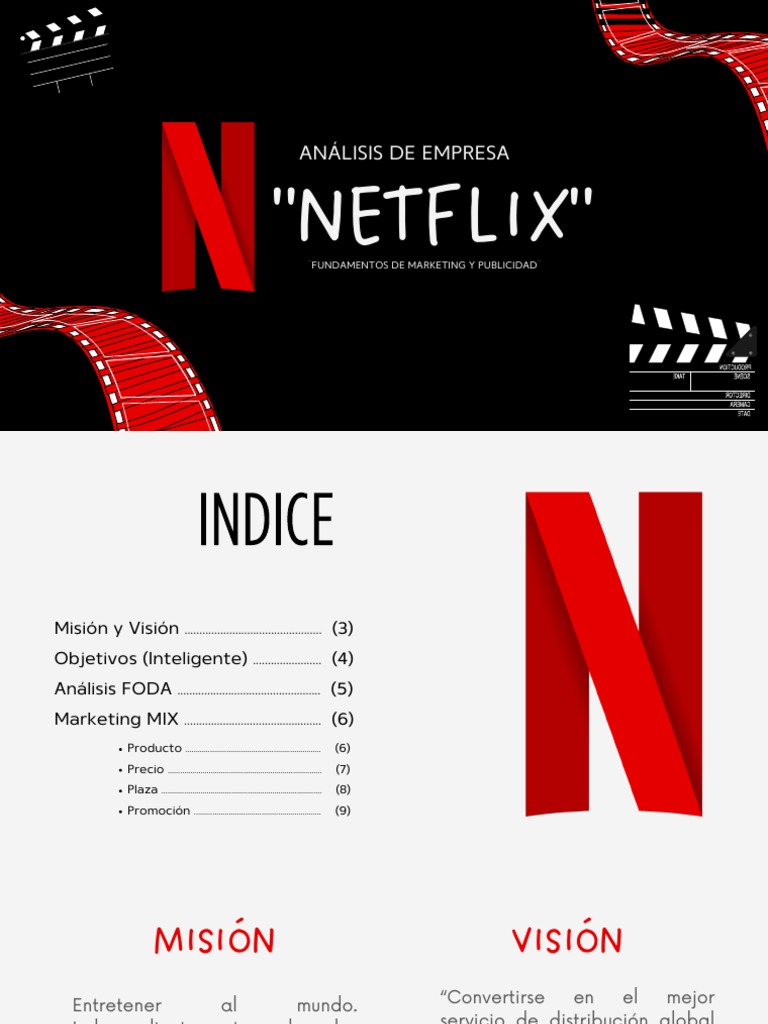 Análisis de empresa NETFLIX | PDF | Marketing | Netflix
