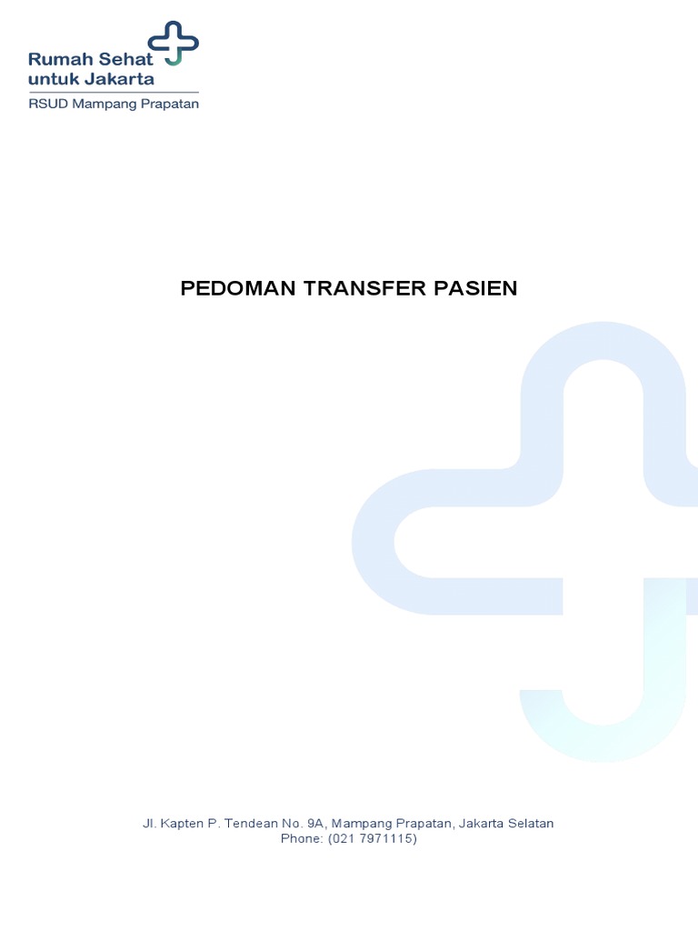 Panduan Transfer Pasien | PDF