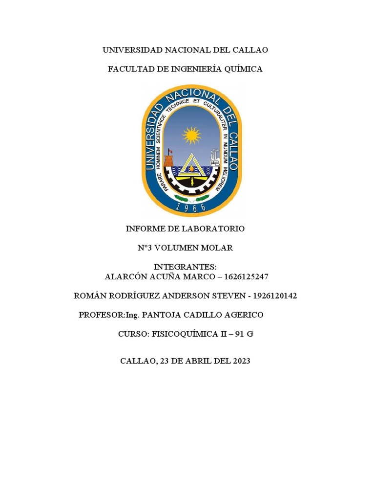 Informe 3 Fico2 | PDF | Temperatura | Equilibrio químico