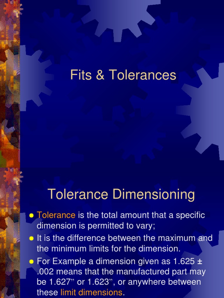Manufacturing Science II 3rd Year Unit 3 | PDF | Engineering Tolerance | Science
