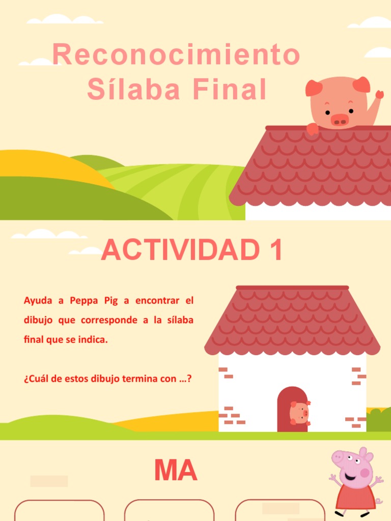 Reconocimiento Silaba Final | PDF