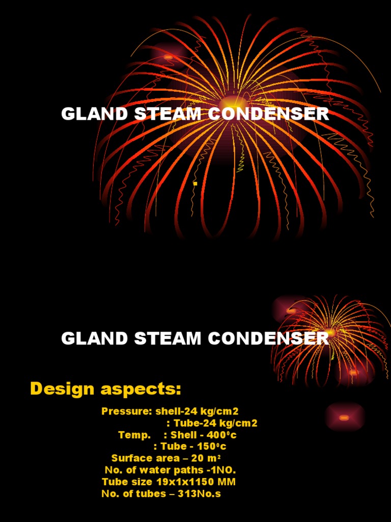 Gland Steam Condenser Specs & Design | PDF
