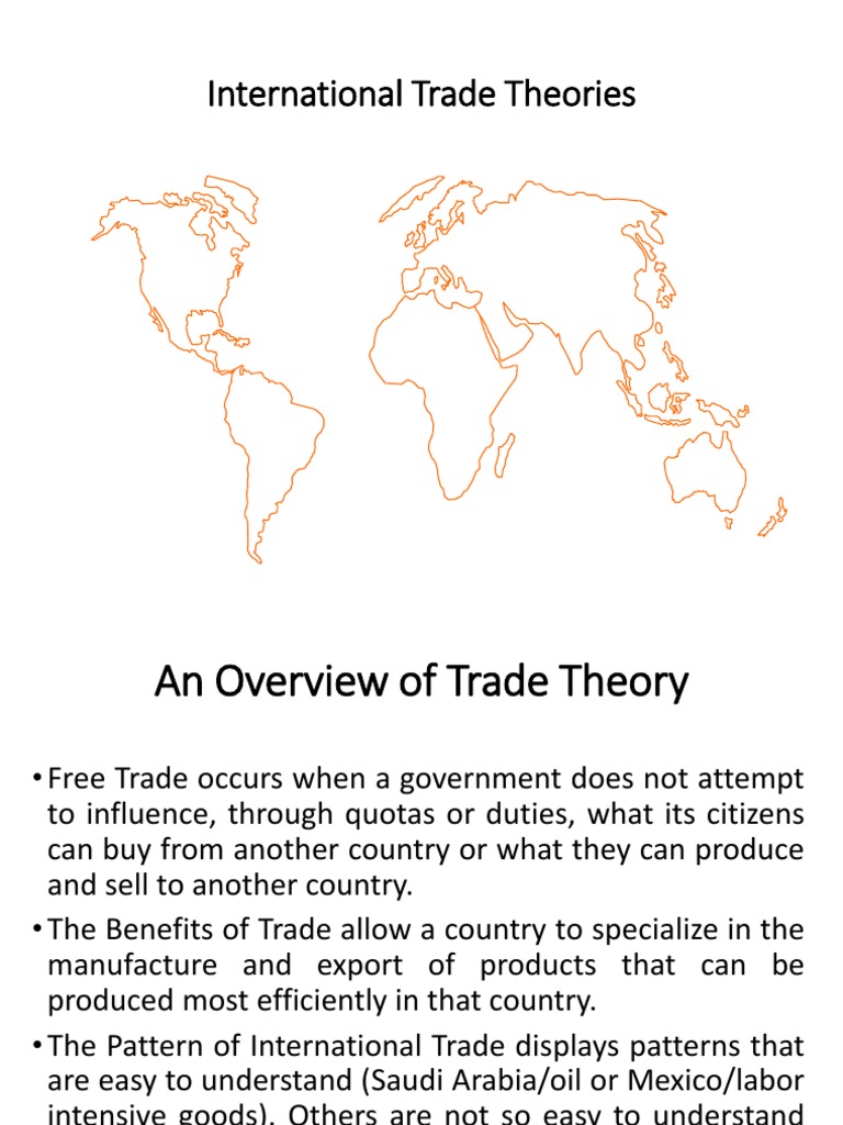 Topic 2 - International Trade Theories | PDF | Economies | Business
