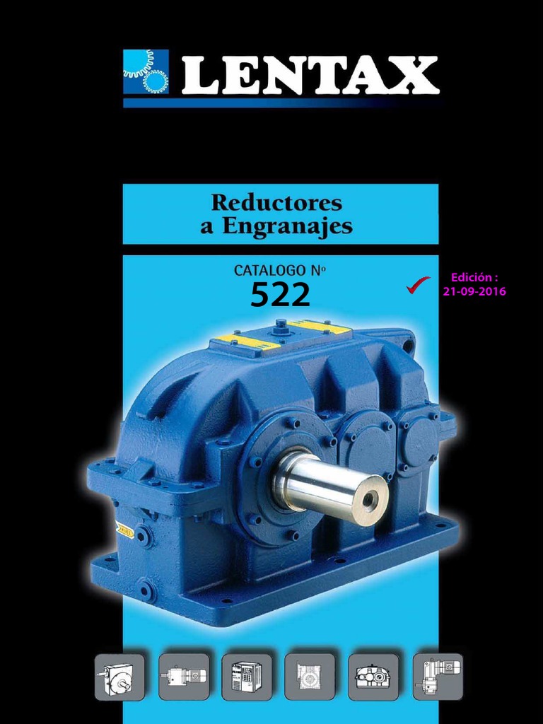 Reductor Lineap Lentax | PDF | Ingeniería mecánica | Materiales