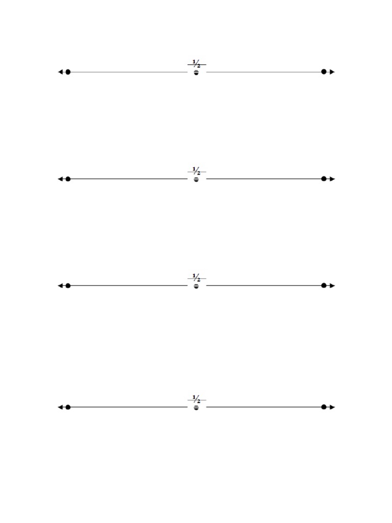 Benchmark Number Line 0-1 | PDF