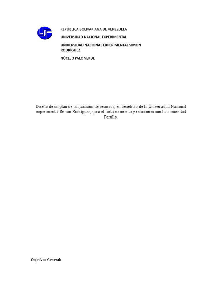 Proyecto de Servicio Comunitario | PDF