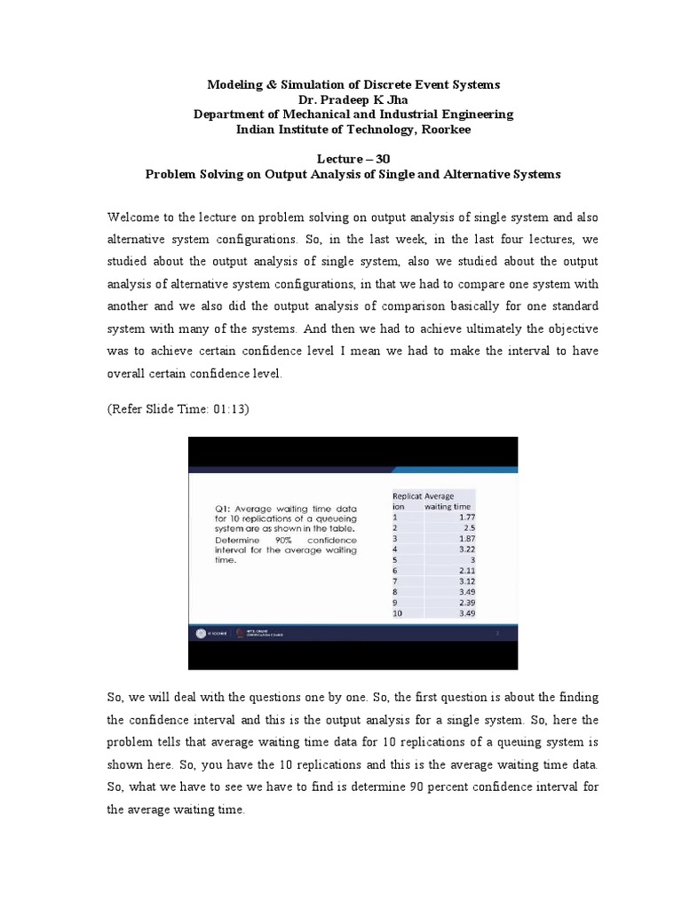 Lec 30 | PDF | Confidence Interval | Statistics