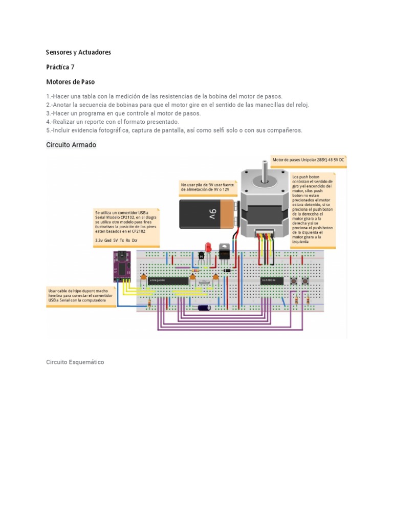 Sensores y Actuadores - Practica 7 | PDF