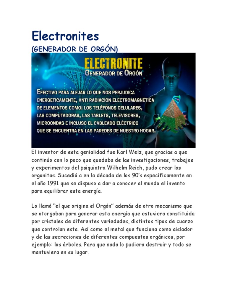 Electronites: Beneficios y Usos | PDF | Átomos | Electrón