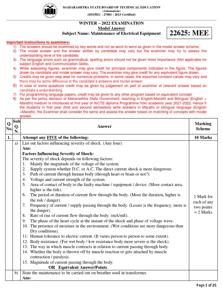 22625 2022 Winter Model Answer Paper[Msbte Study Resources] (1) | PDF ...