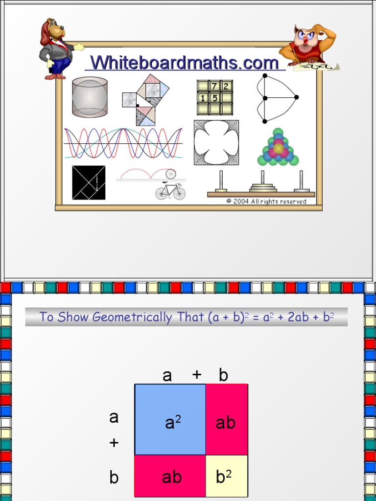 (A + B) Squared (Geometric Demo) | PDF