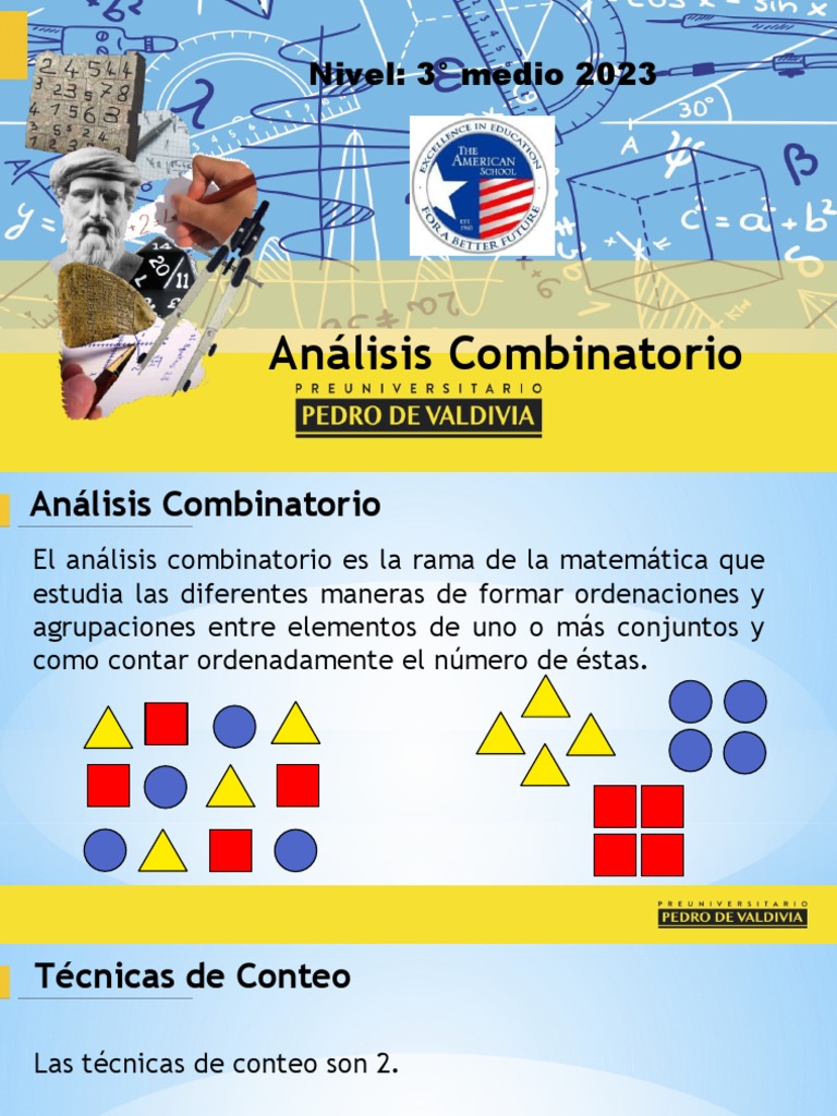 Análisis Combinatorio | PDF | Combinatoria | Permutación