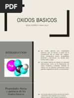 Usos y Aplicaciones de Los Óxidos Básicos | PDF | Óxido | Compuestos ...