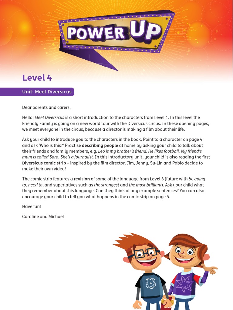 Meet Diversicus: Level 4 Overview | PDF | Vocabulary | Cakes