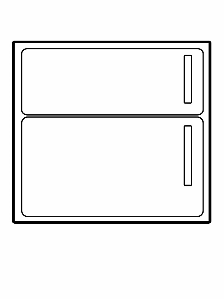 Fridge Template | PDF