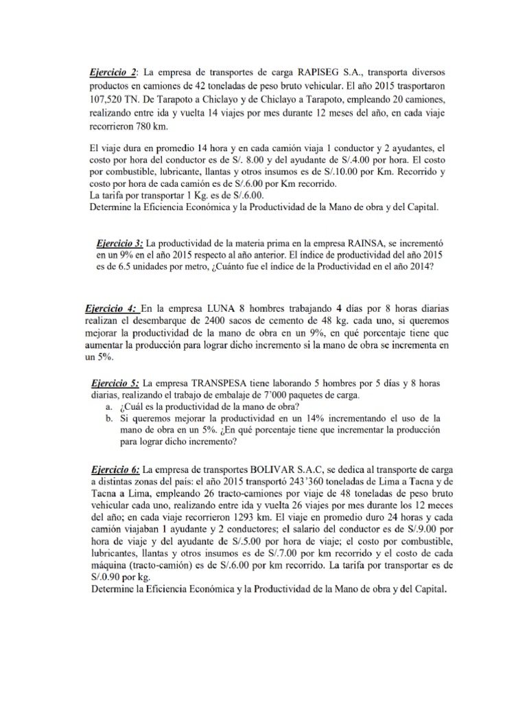 Practica Gestion de La Produccion | PDF