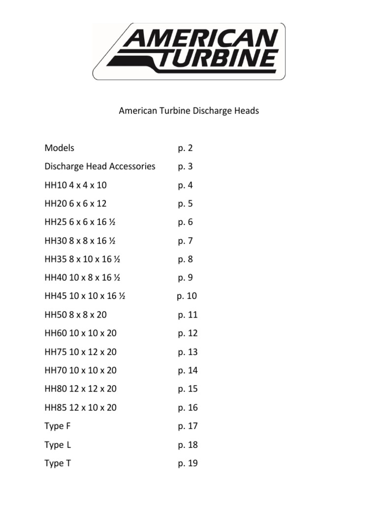 ATP Discharge Heads | PDF