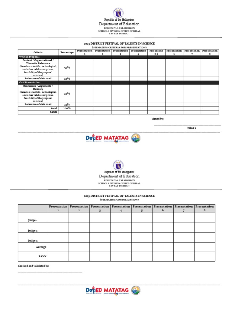 2023 STEMazing Festival Criteria | PDF
