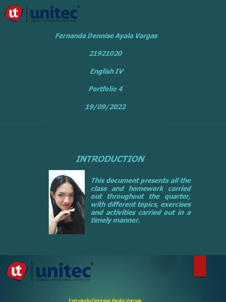 Portfolio Final - Fernanda Ayala | PDF | English Language | Linguistics