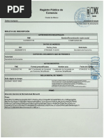 Inscripci N en El Registro P Blico de Comercio RPC PDF | PDF | Sociedad de responsabilidad ...