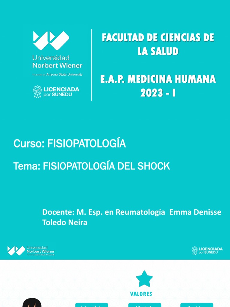 Fisiopatología del Shock y Tipos | PDF | Septicemia | Enfermedades y ...