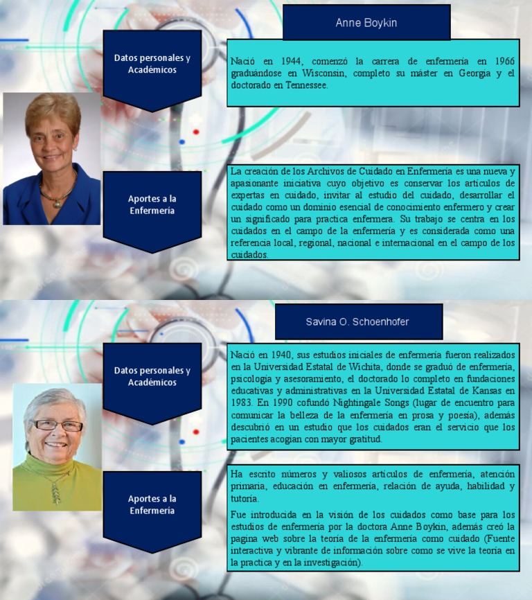 Antecedentes Anne Boykin, Savina O. Schoenhofer | PDF