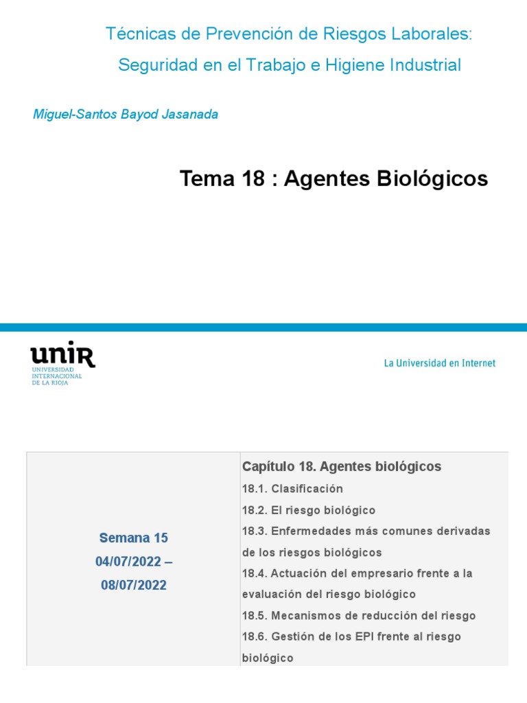 5744 15 Tema 18 Biologicos | PDF | Esterilización (Microbiología) | Laboratorios