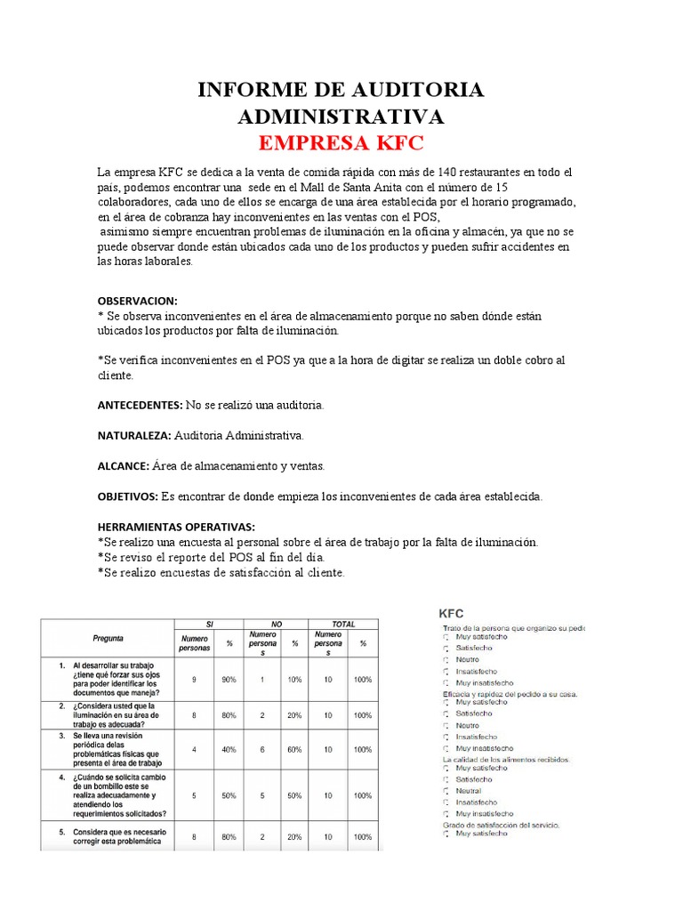 Informe de Auditoria Administrativa-1 | PDF