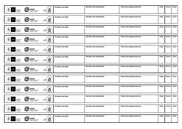 A3 - BN - Rotulo | PDF