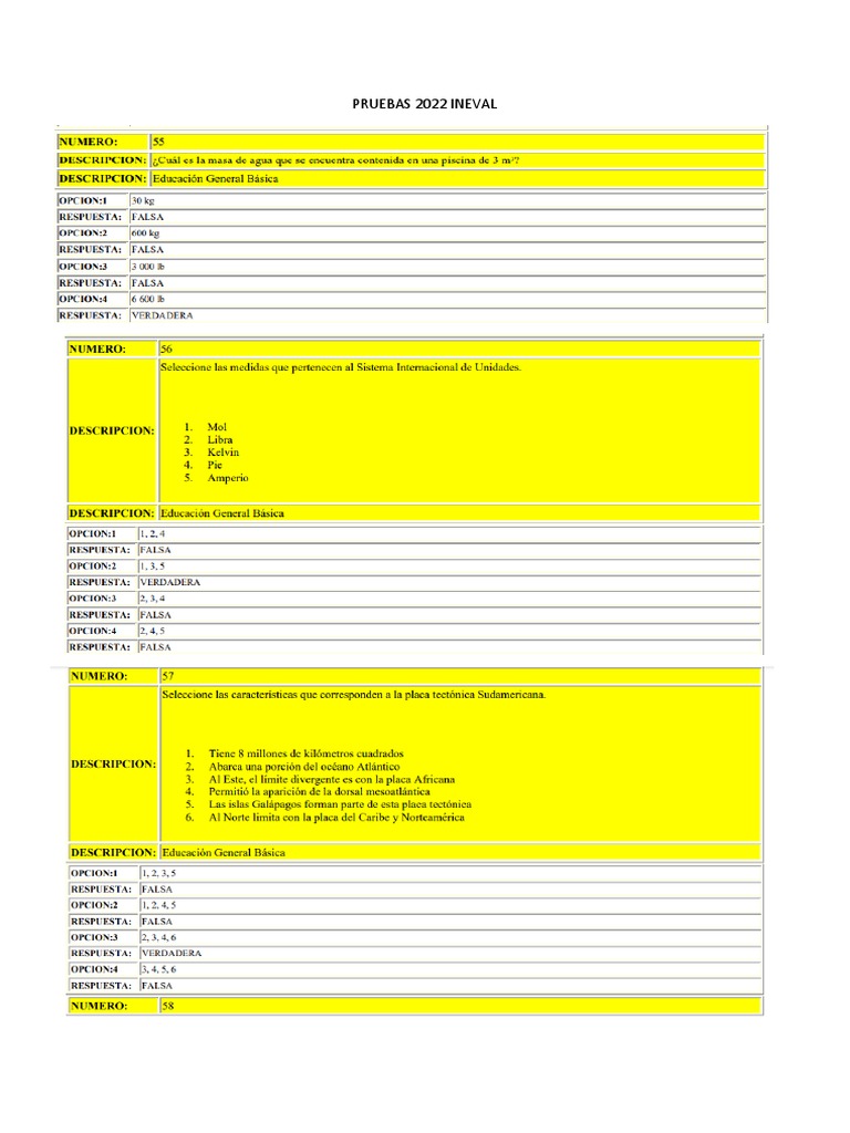 Pruebas 2022 Ineval | PDF | Hardware de la computadora | Periférico