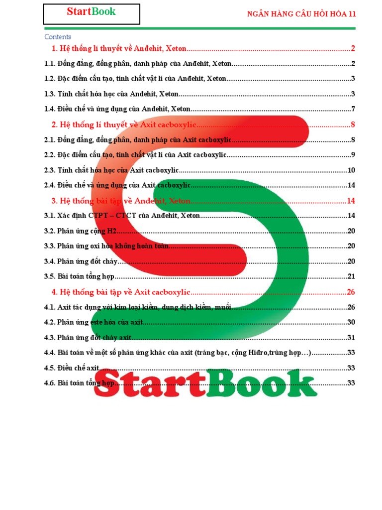 Andehit - Xeton - Axit Cacboxylic | PDF