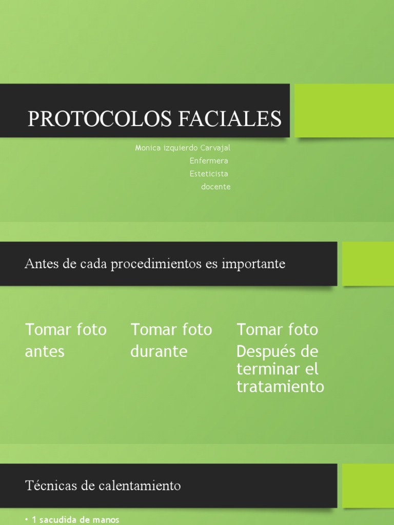 Protocolos Faciales | PDF