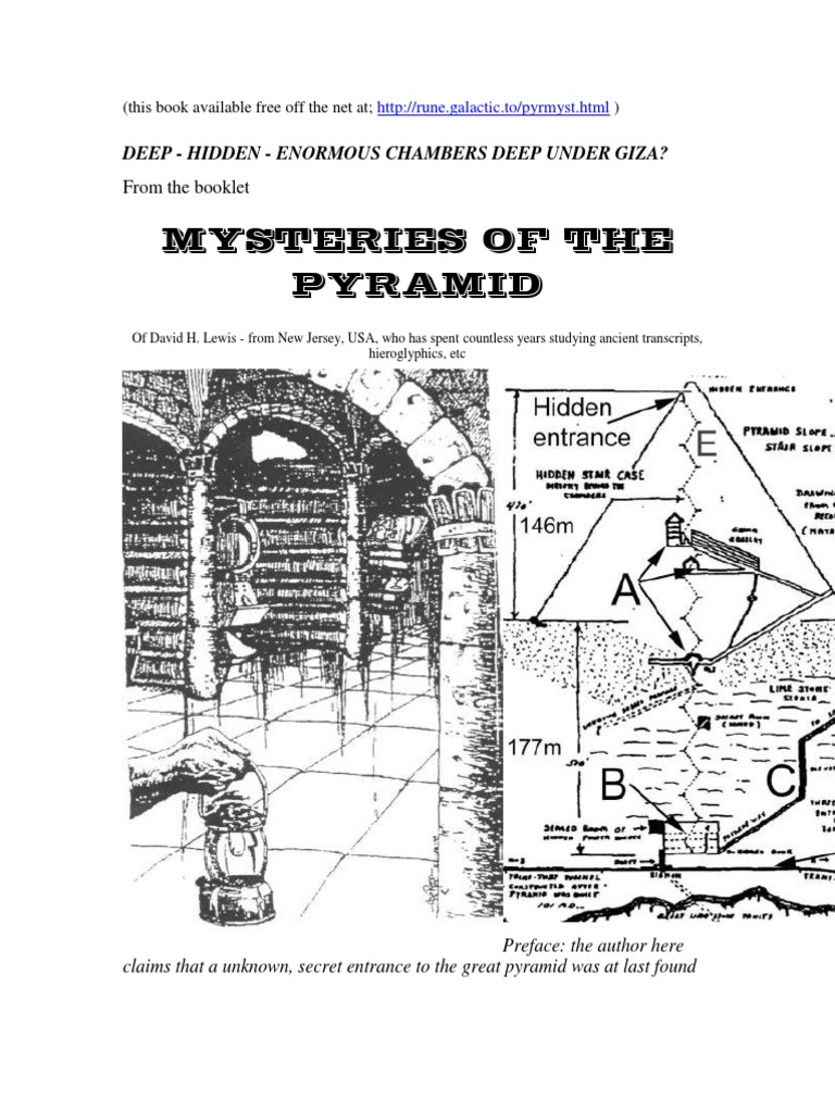 Mysteries of The Pyramid - David H Lewis | PDF | Pyramid | Column