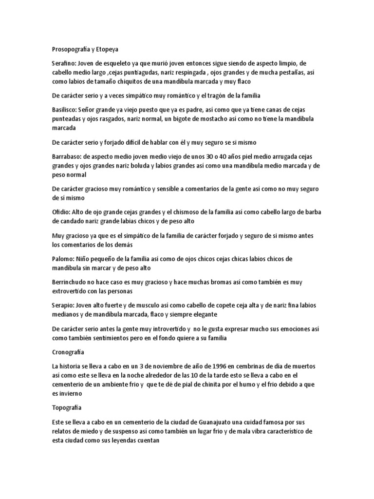 Prosopografía y Etopeya | PDF Prosopografía y Etopeya | PDF
