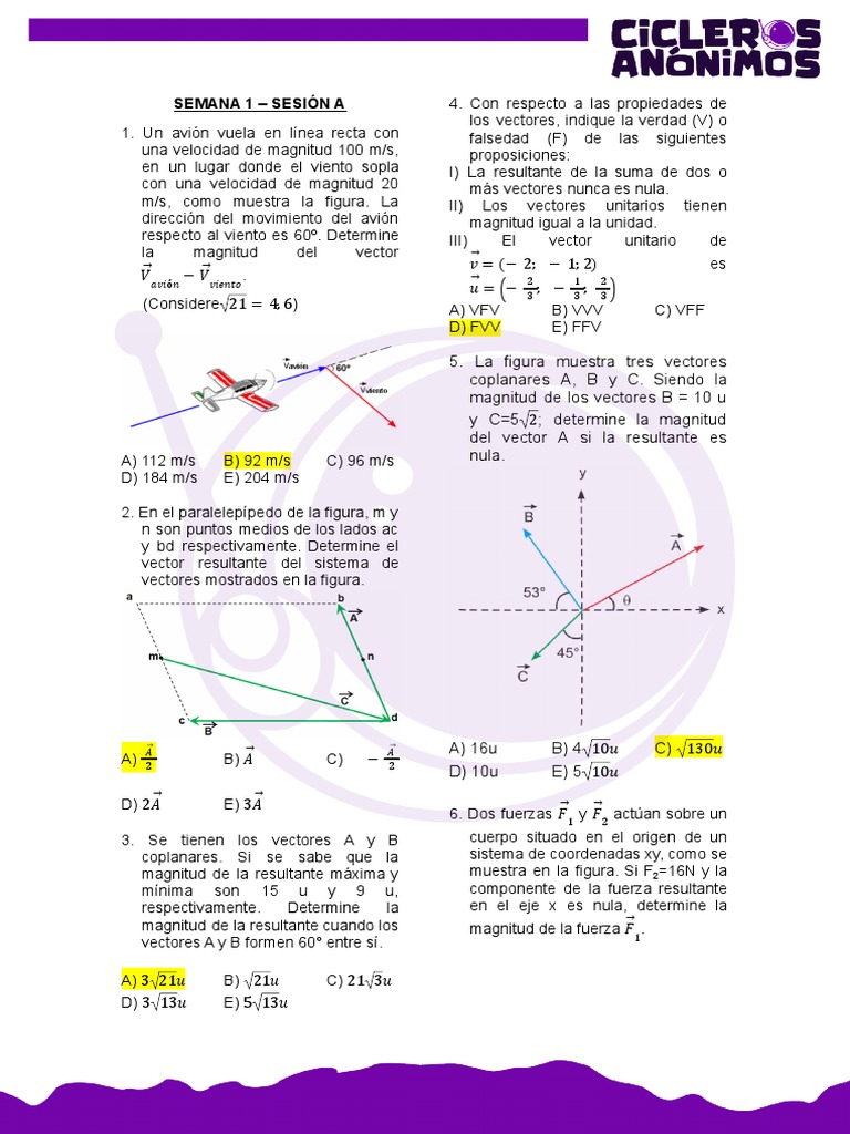 Cllaves 4567 | PDF | Vector Euclidiano | Velocidad