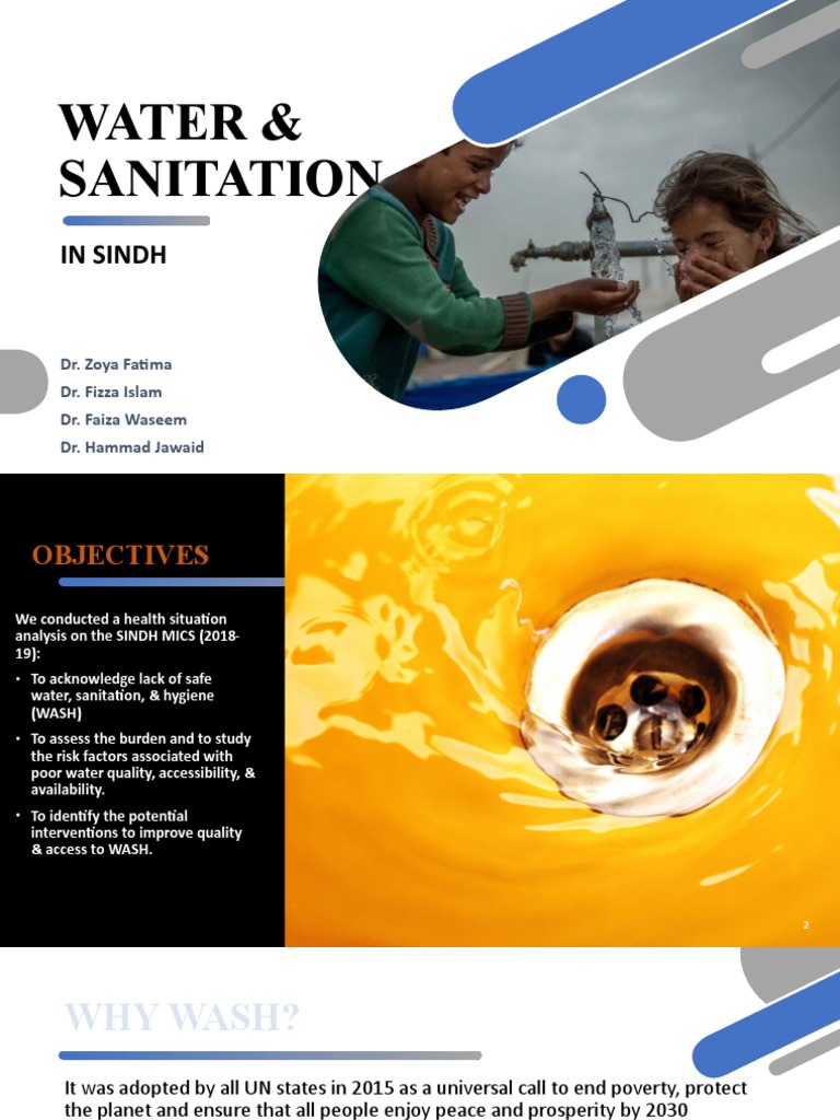 WATER & SANITATION Presentation | PDF