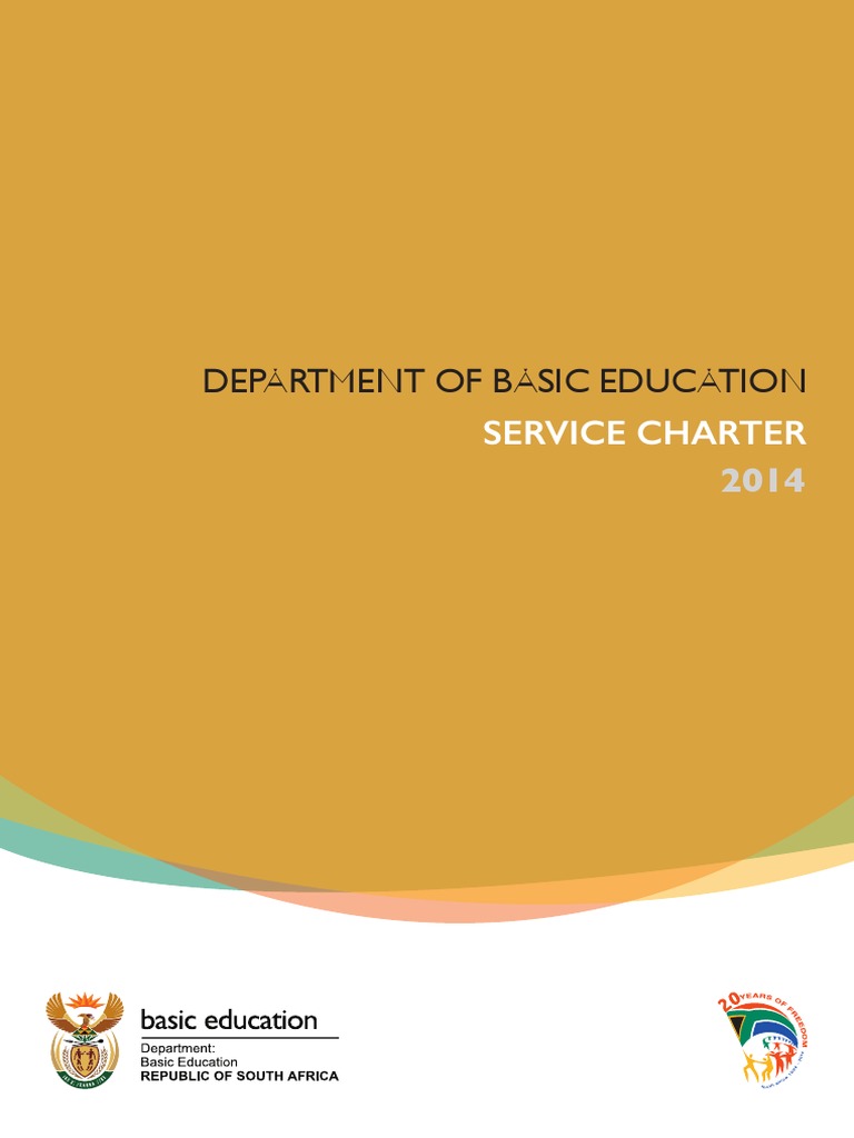DBE Service Charter | PDF | Teachers | Creativity