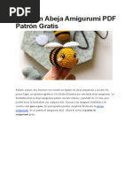 Patrón Gratis Llavero Amigurumi Pato | PDF | Hogar, jardinería y bricolaje
