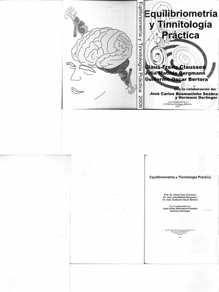 Claussen. Equilibriometría y Tinnitología Práctica. Cap. 1,2,3,4,5,15,16,17 | PDF