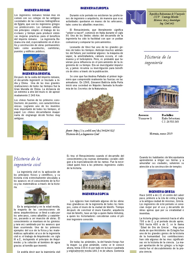 Historia De La Ingenieria Civil Pdf Ingeniería Pirámide