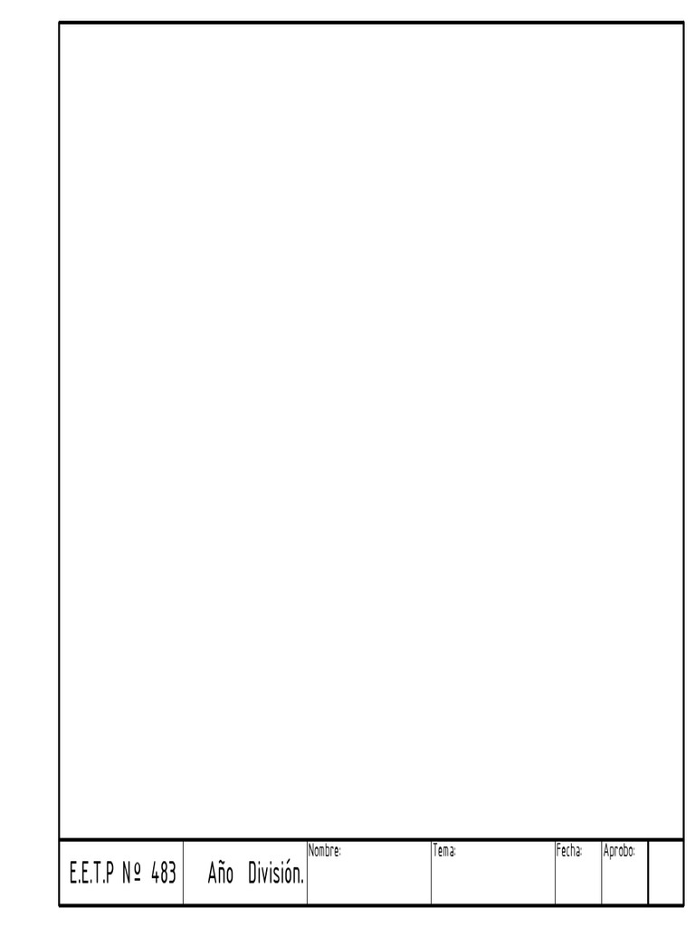 Formato A4 (Rotulo Croquis Blanco) | PDF