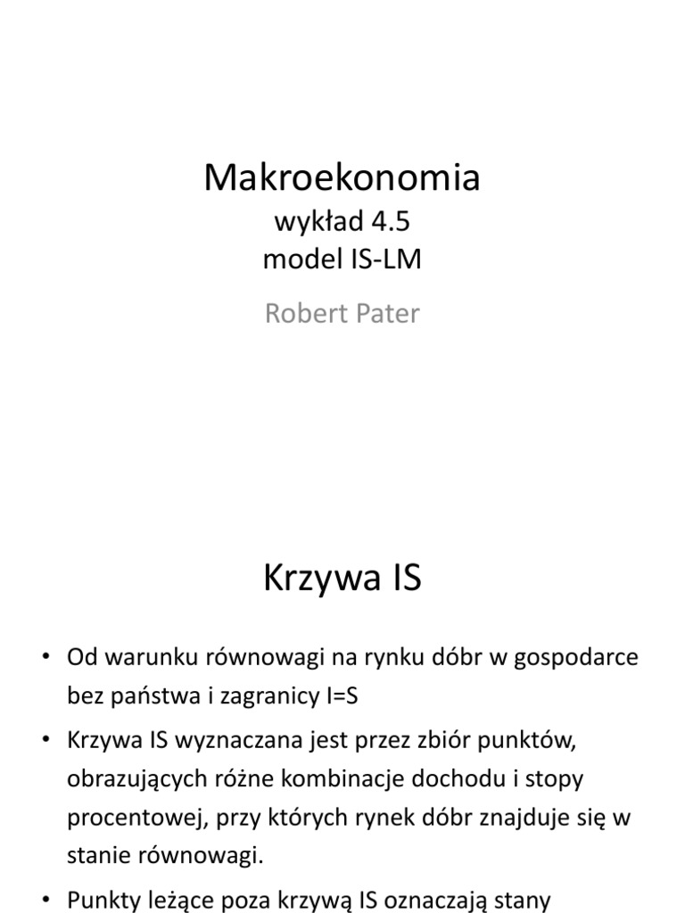 Makroekonomia I-5 (1) - 230313 - 154545 | PDF
