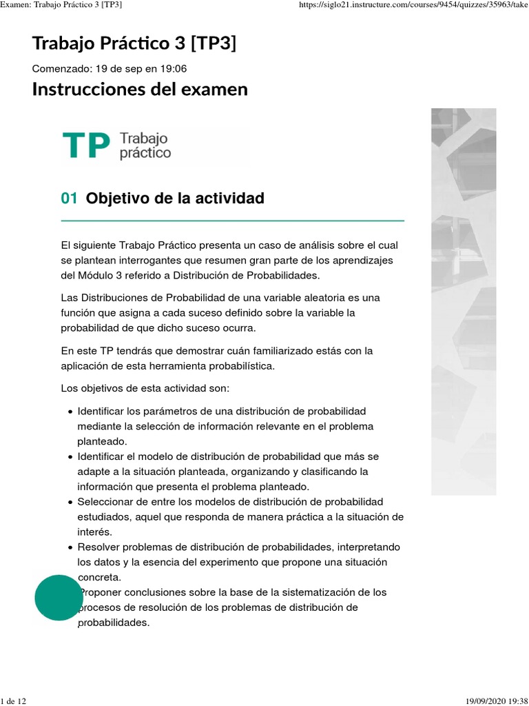 TP3 Al 70,08 Estadistica (Mio) | PDF | Probabilidad | Desviación Estándar