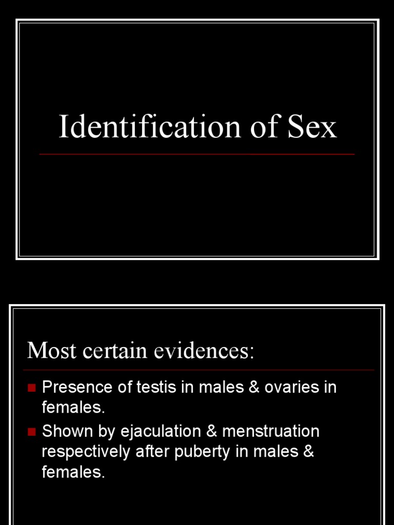 Copy 2 Lesson 2 Identification Of Sex Download Free Pdf Anatomy Sex