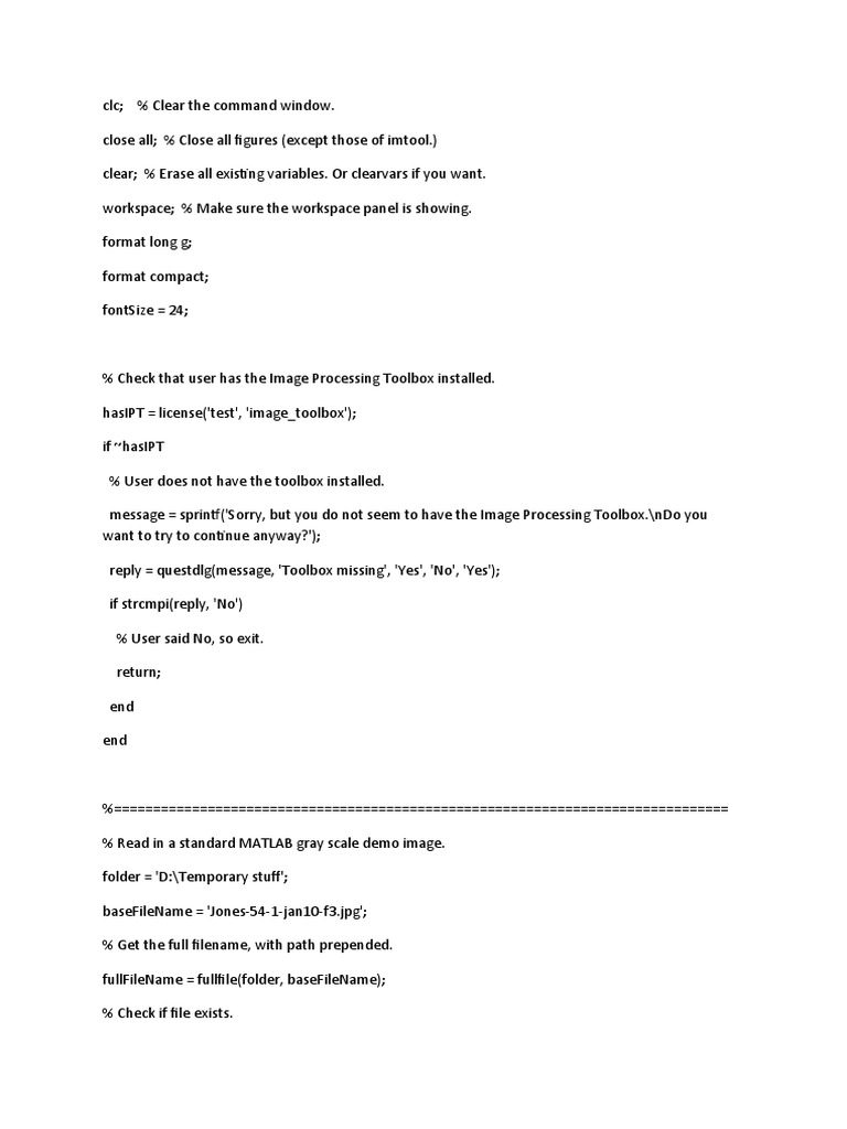 Skull Stripping Matlab | PDF | Computer File | Computer Vision