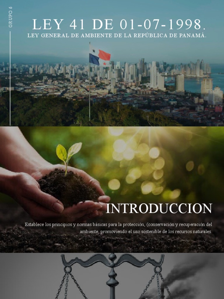 Ley General de Ambiente de Panamá: principios, normas y protección del ...