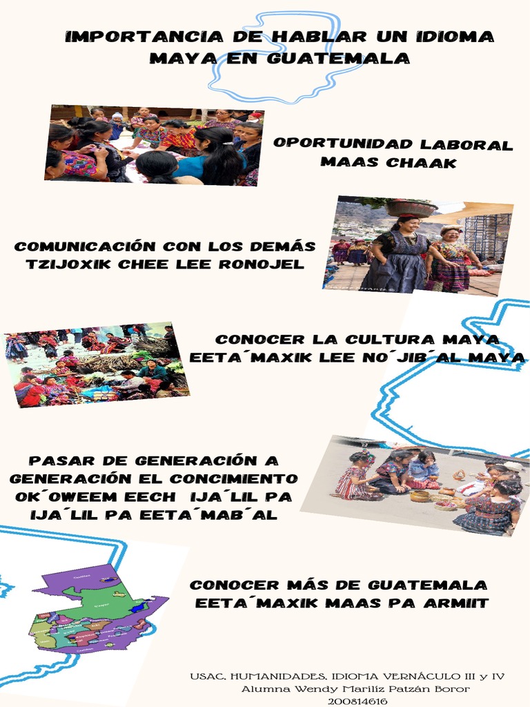 INFOGRAFIA Cultura Kiche | PDF
