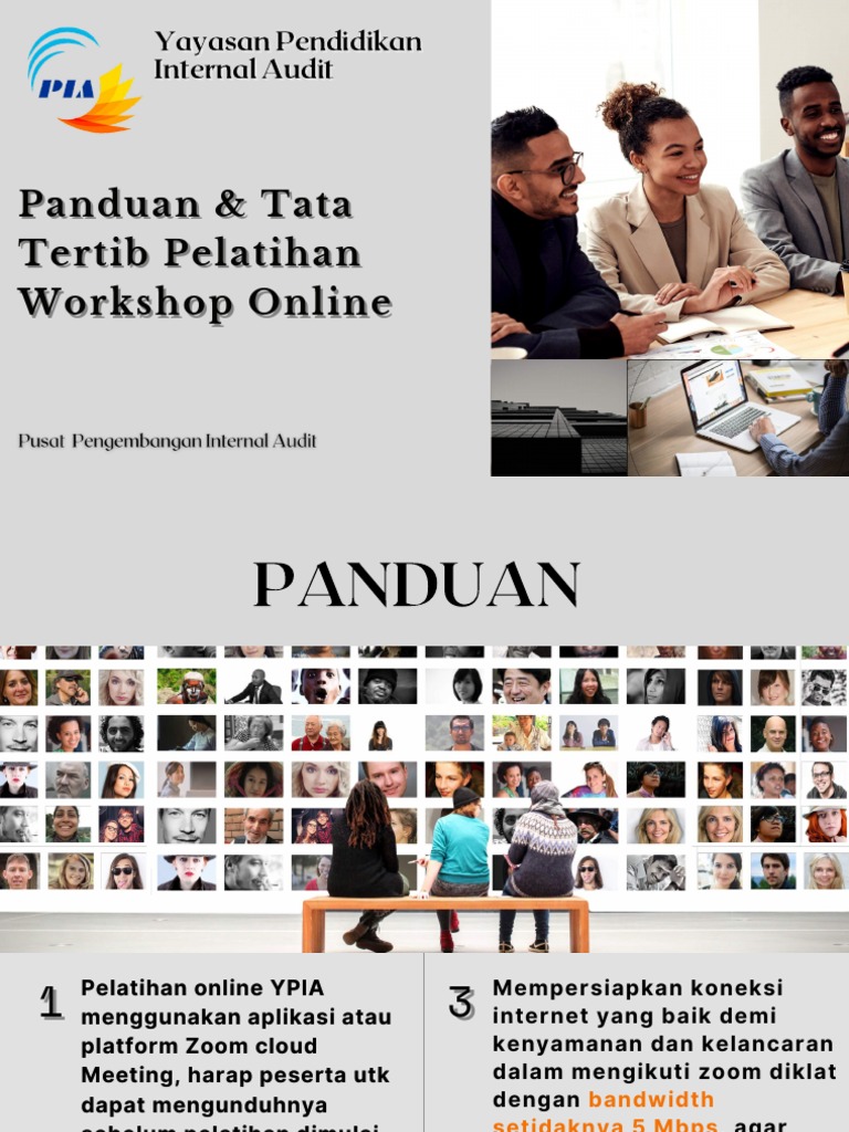 Panduan Dan Tata Tertib Workshop Online | PDF