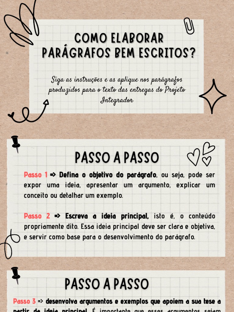 Como Elaborar Parágrafos Bem Escritos | PDF | Carreira e Crescimento ...