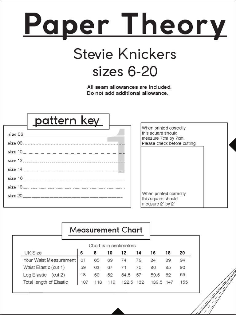 Sew Easy Knicker Pattern | PDF